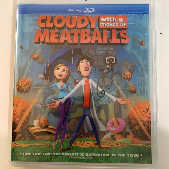 Columbia Pictures | Media | Cloudy With A Chance Of Meatballs Bluray 3d | Poshmark